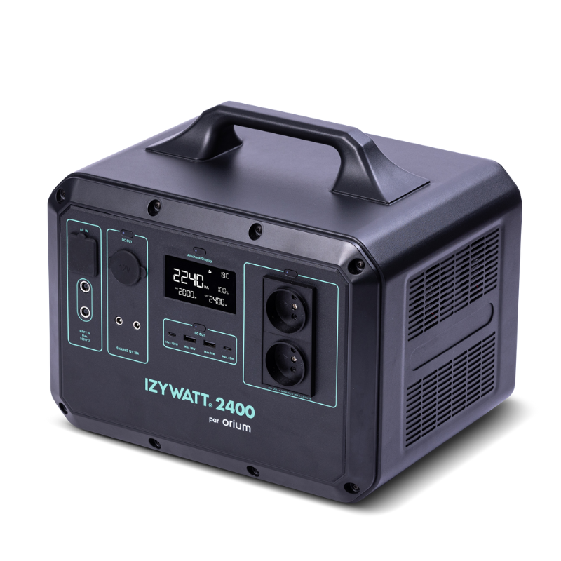 Station électrique portable | Nouvelle IZYWATT 2400 | Orium